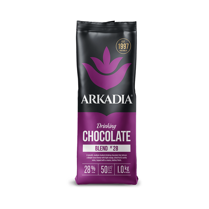Arkadia 28% Drinking Chocolate – Premium Café Blend 1kg | Buy Online ...
