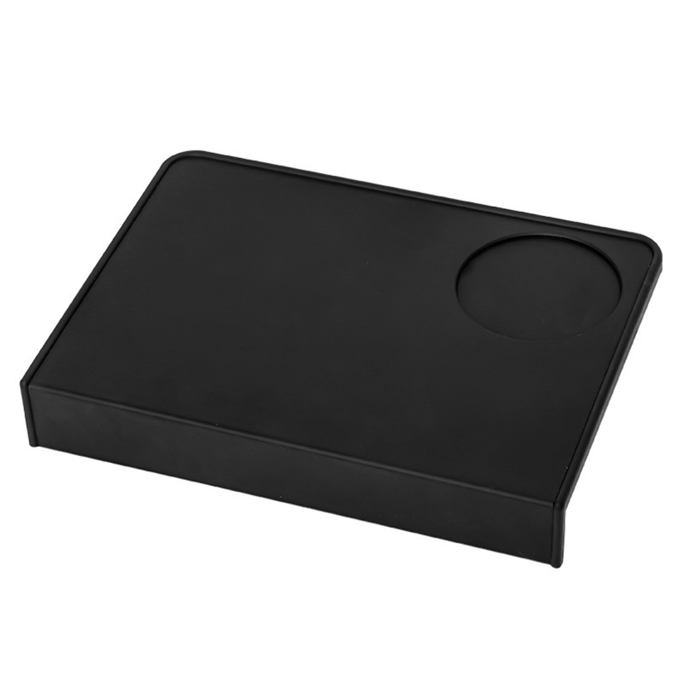 Black Silicone Coffee Tamper Mat – Non-Slip, Heat-Resistant Espresso ...